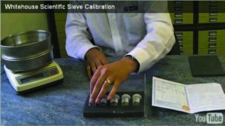 Calibrate Your Sieve in Two Minutes: New Whitehouse Scientific Video ...