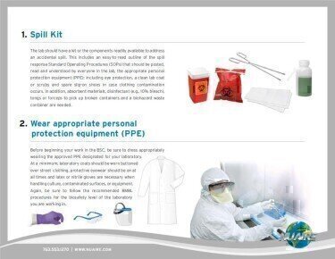 Ten Easy Steps for cleaning a Spill in the Biosafety Cabinet Labmate Online
