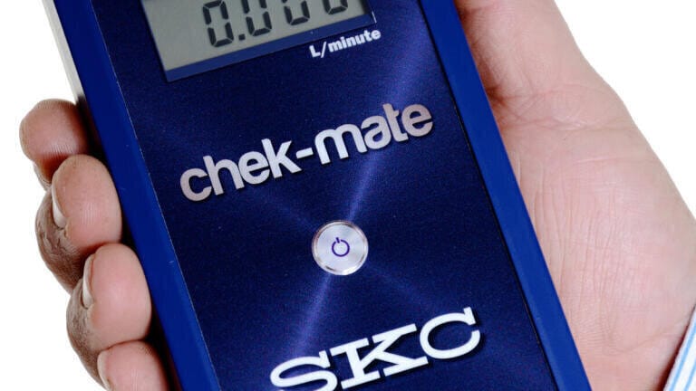 Introducing SKC’s new easy to use air flow calibrator Labmate Online