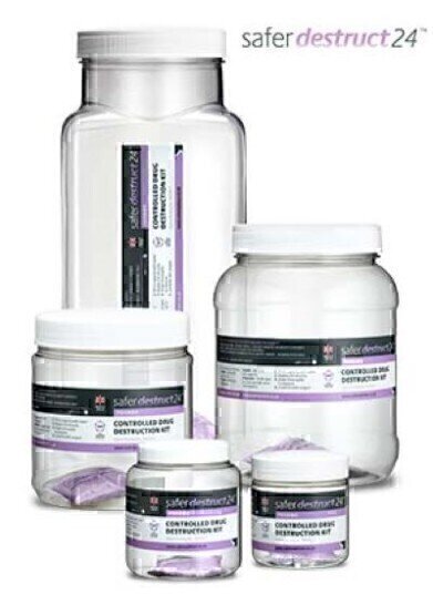 Controlled Drug Destruction Kit for Secure Drug Denaturation Labmate Online