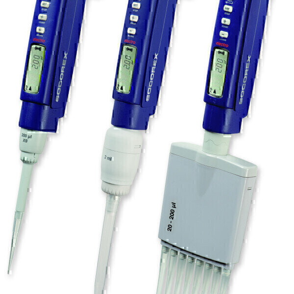 Electronic micropipettes from Socorex Labmate Online