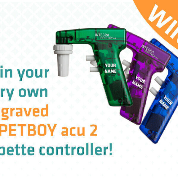 Win 1 of 3 personalized, engraved PIPETBOY acu 2 pipette controllers ...