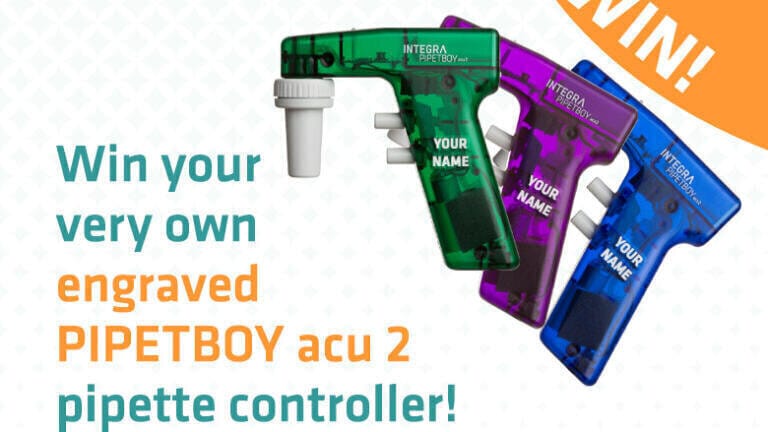 Win 1 of 3 personalized, engraved PIPETBOY acu 2 pipette controllers ...