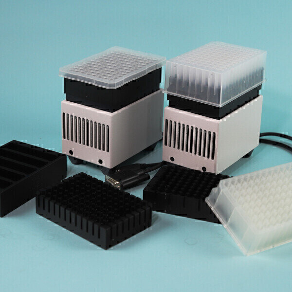 Compact chilling/heating dry bath optimised for robotic systems Labmate ...