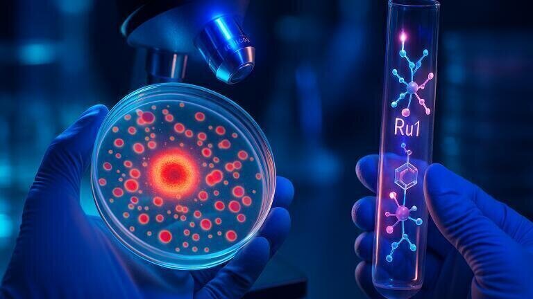 Light-activated ruthenium sensitises drug-resistant E. coli to ...
