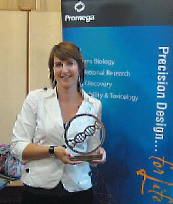 Dr Kim van der Heiden is Promega UK Young Life Scientist Winner Labmate ...